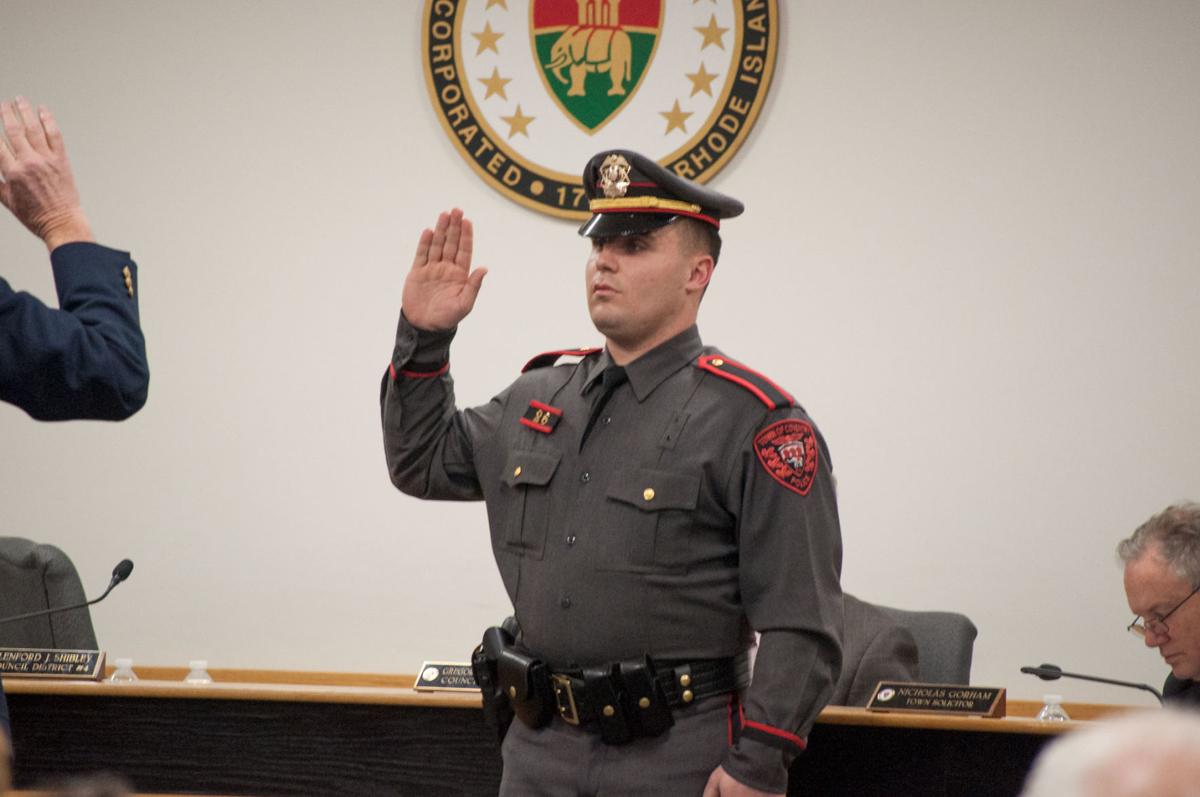 Two new officers sworn into Coventry Police Department | Coventry ...