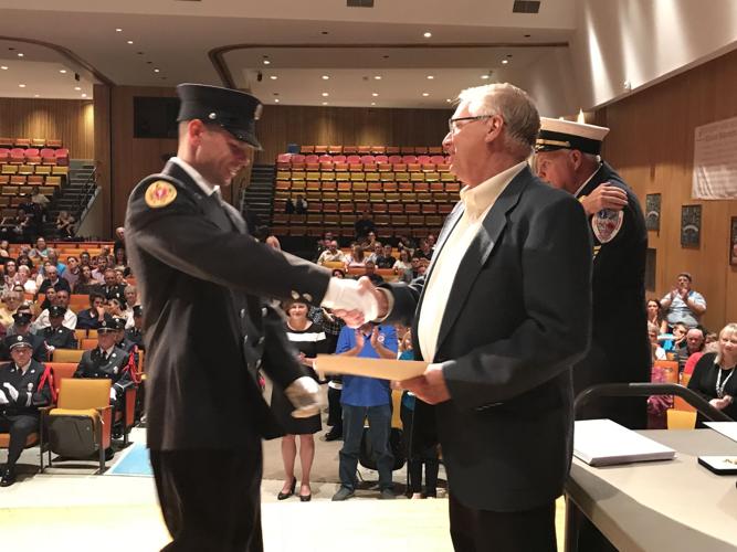 Central Coventry Fire District swears in 10 new firefighters | Coventry ...