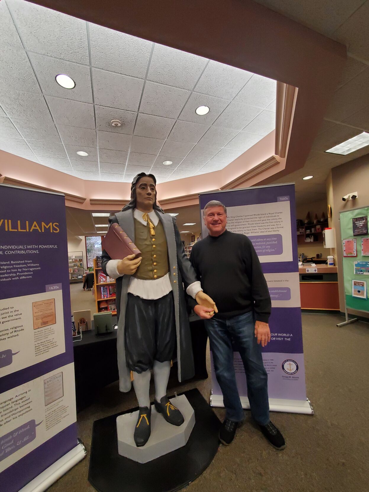 Roving Roger visits Exeter Public Library | NK Standard-Times ...
