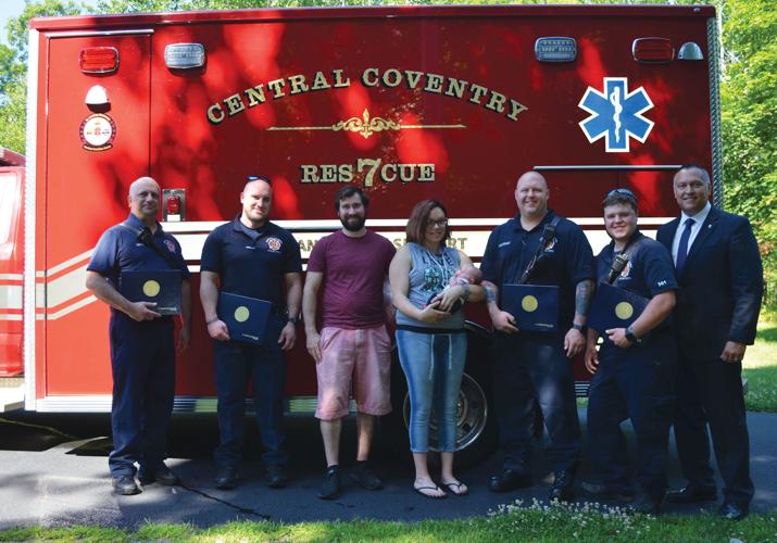 CCFD firefighters recognized after delivering baby in back of rescue ...