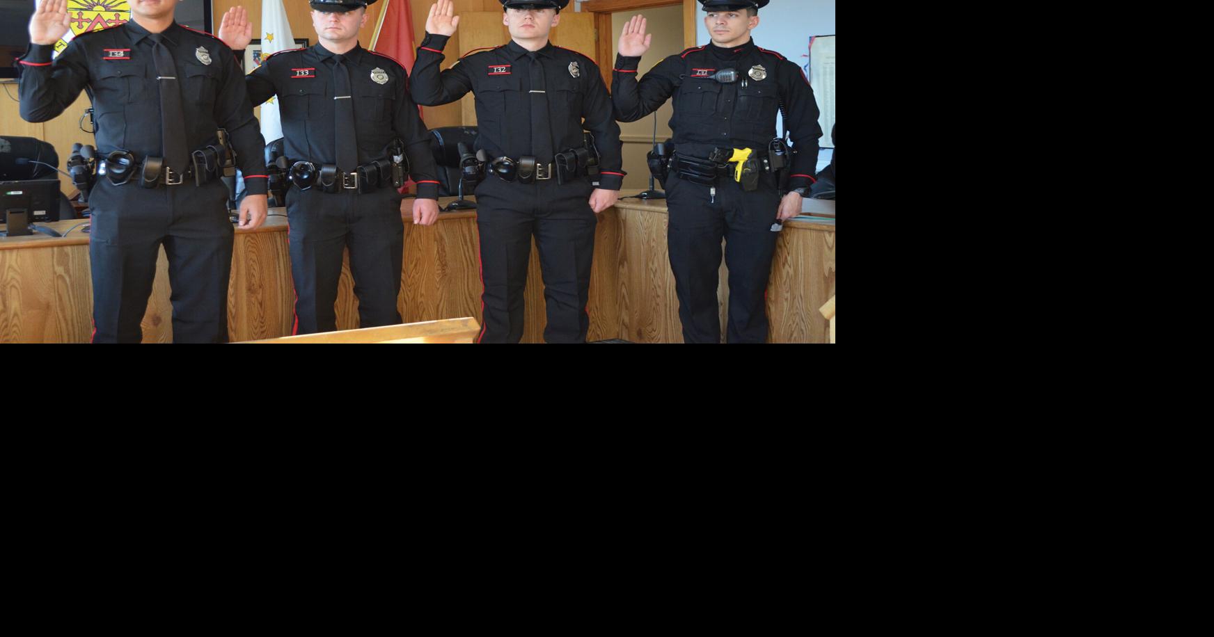 West Warwick swears in four new police officers | Kent County Daily ...
