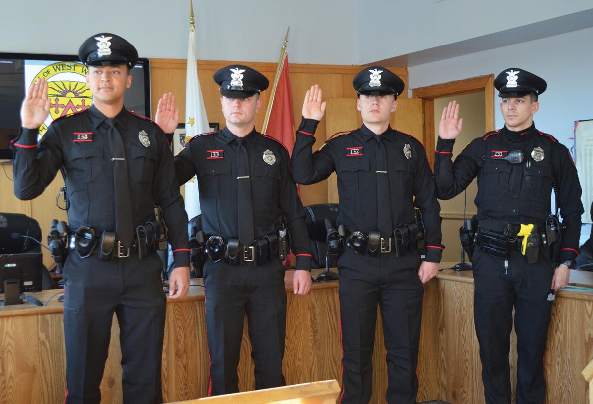 West Warwick swears in four new police officers | Kent County Daily Times | ricentral.com
