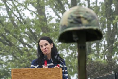 Gold Star Spouse honors late husband at Memorial Day ceremony ...