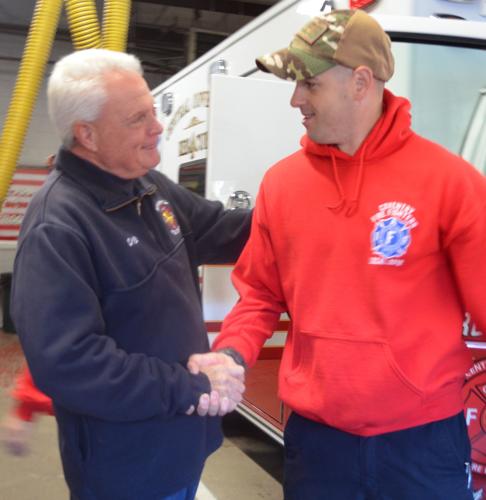 Central Coventry Fire District welcomes firefighter back to work ...
