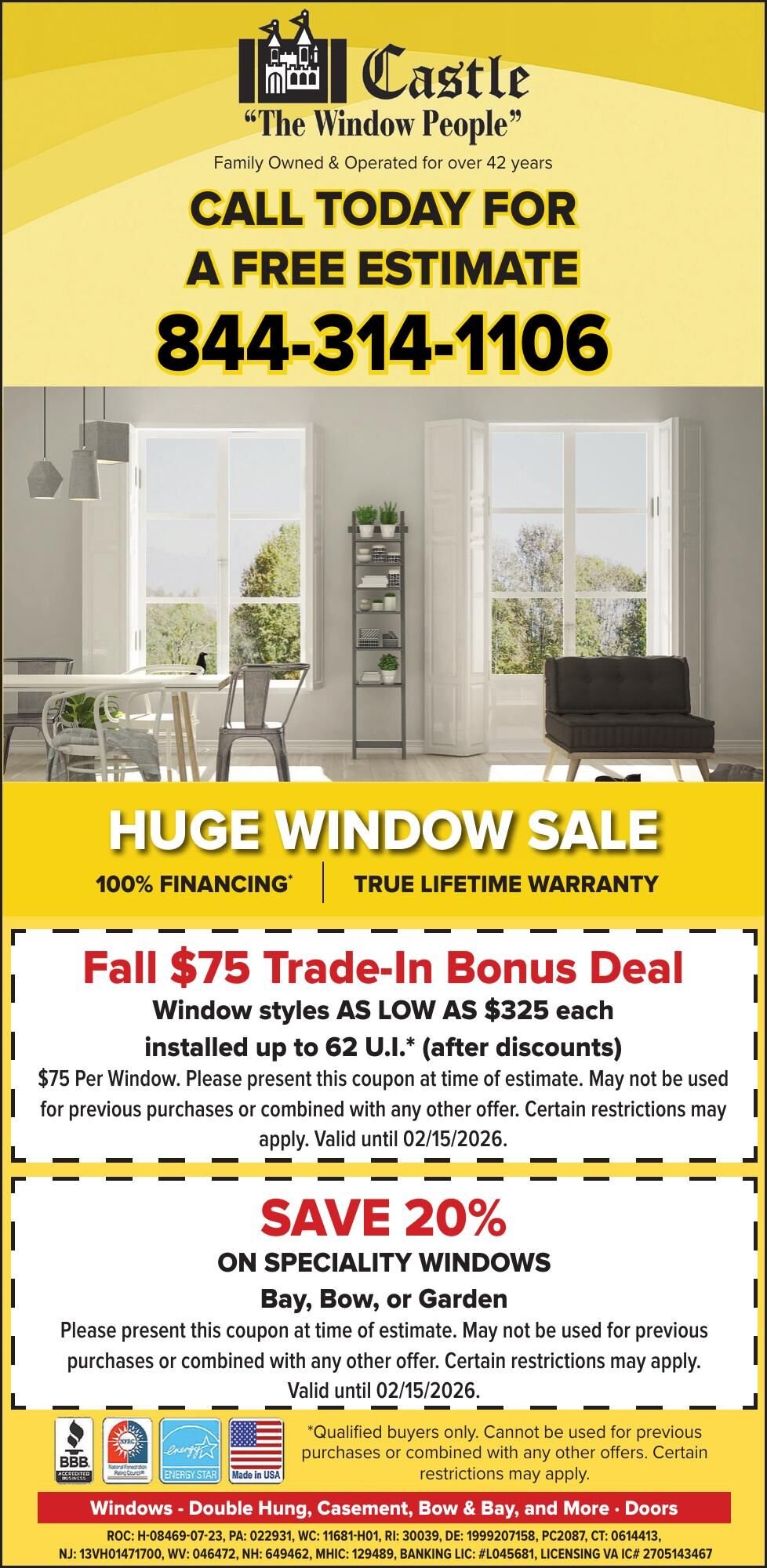 GANNETT - CASTLE MIDATLANTIC WINDOWS