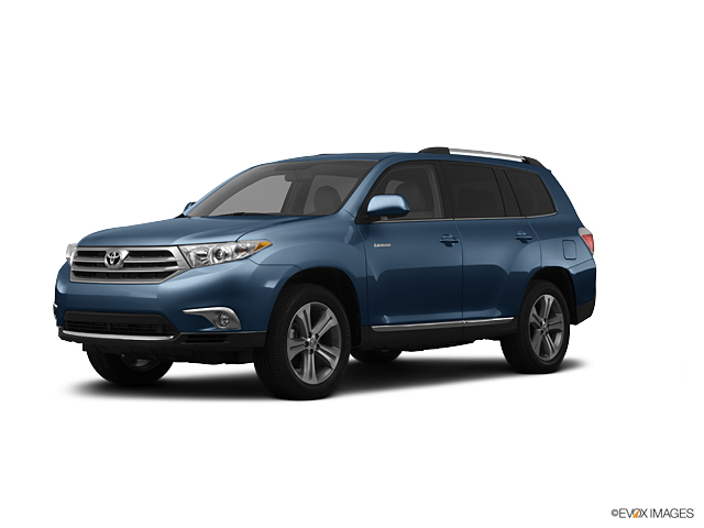 2012 Shoreline Blue Pearl Toyota Highlander
