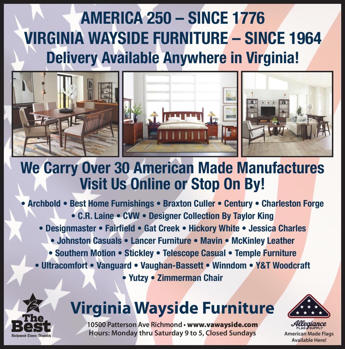 VIRGINIA WAYSIDE FURNITURE, VIRGINIA WAYSIDE