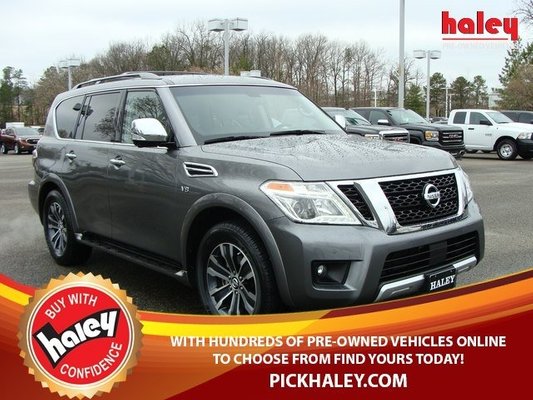 2017 Gun Metallic Nissan Armada