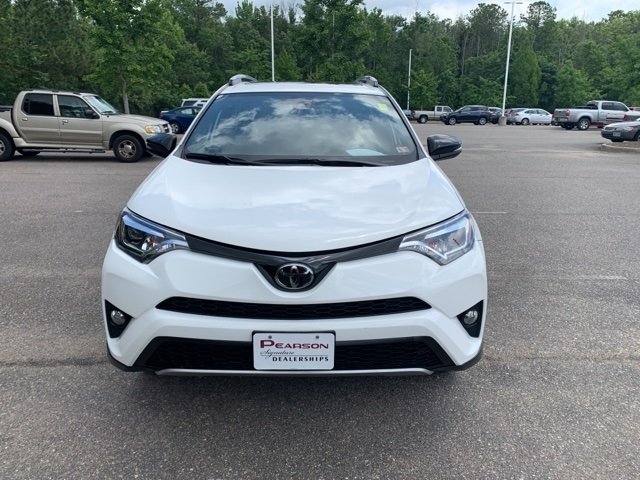 2017 Super White Toyota RAV4