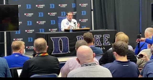 Coach K on his emotions before and during his final home game