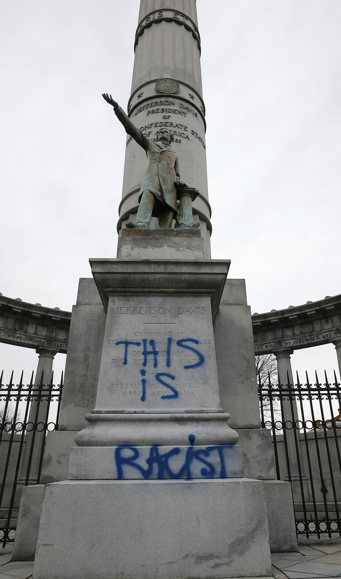 Two Confederate monuments defaced overnight in Richmond | Crime ...