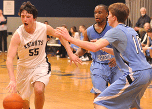 Knights honor seniors with inspired effort