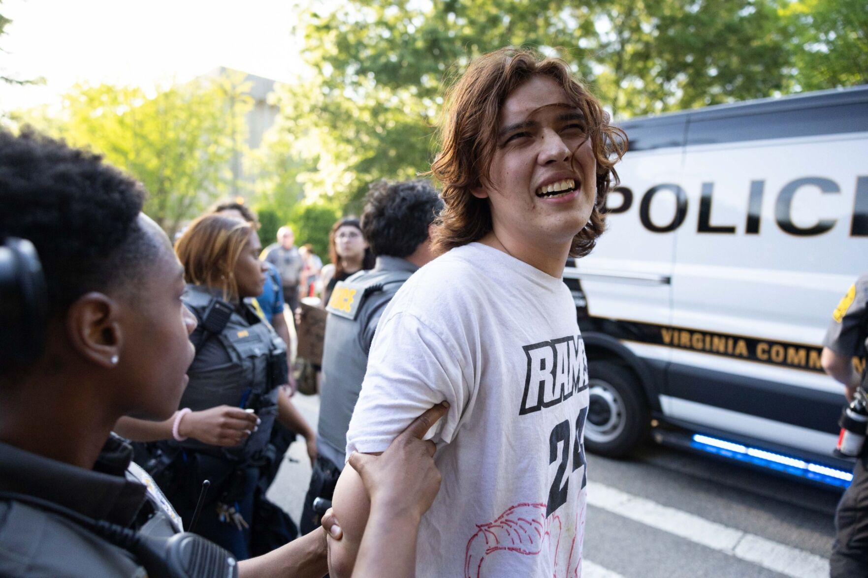 VCU student arrested at pro-Palestine protest
