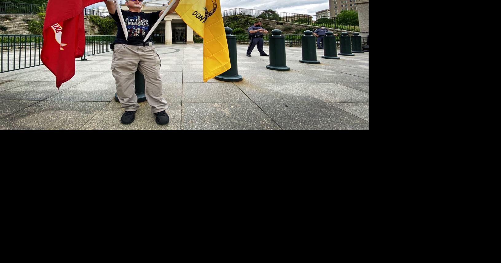 UPDATE: Small Reopen Virginia protest temporarily shuts down Capitol ...