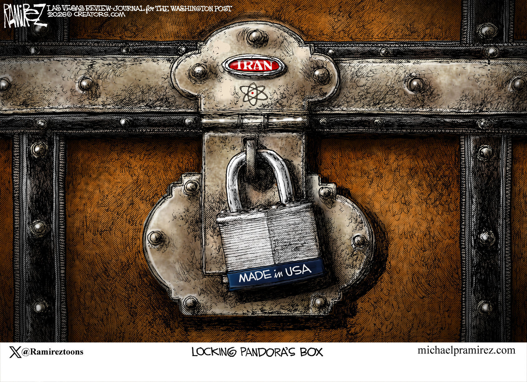 19 political cartoons target the war in Iran