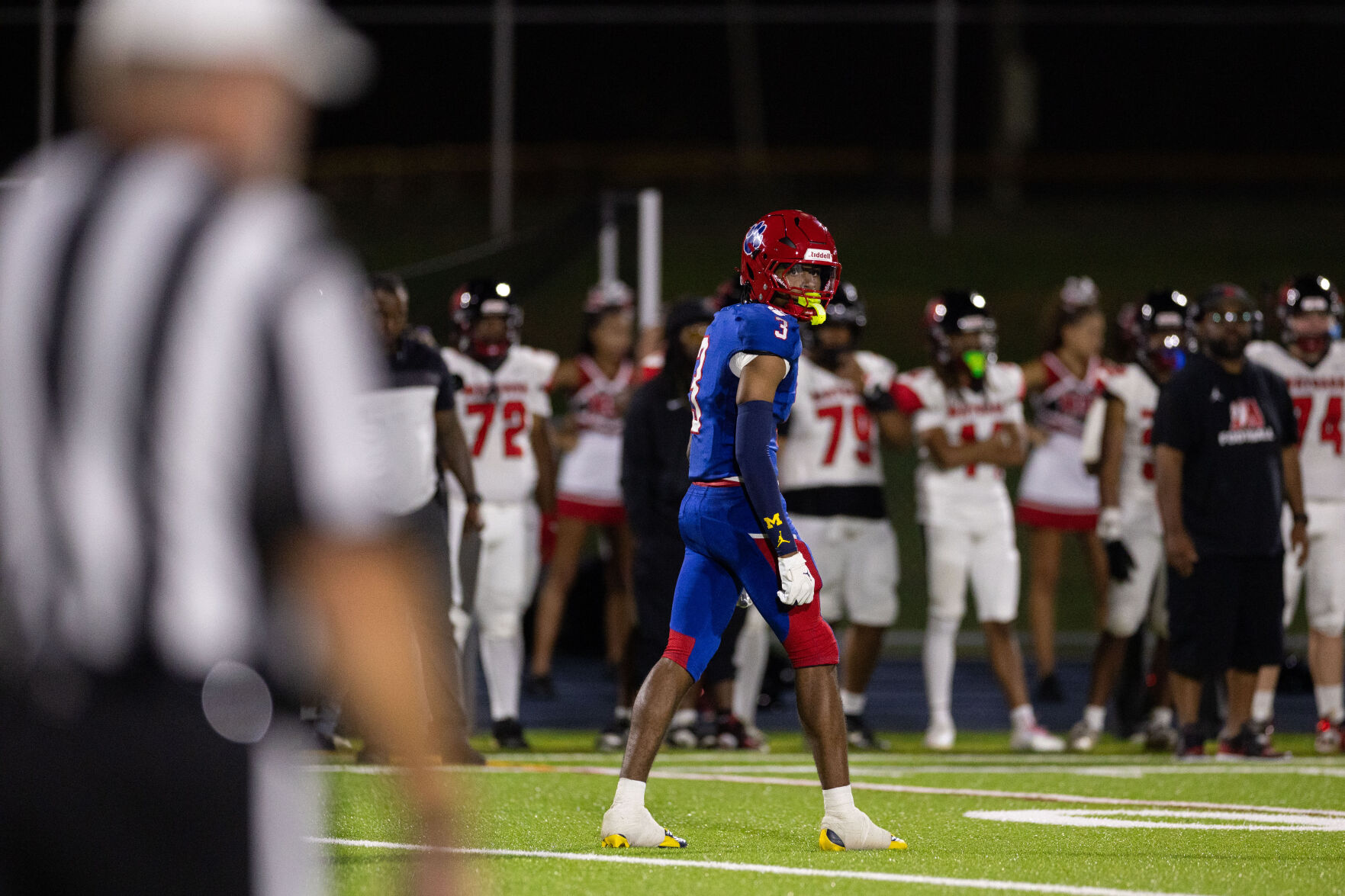 Hermitage O-line, RB Curtis lead Panthers past Glen Allen