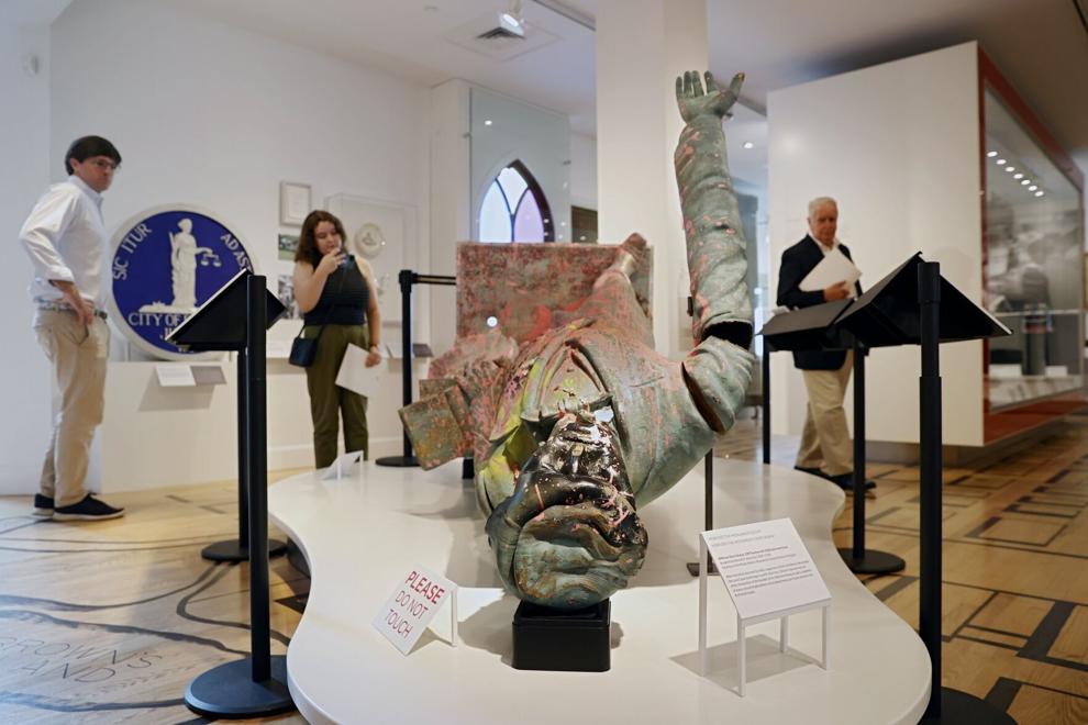 The Valentine Museum Displays the Jefferson Davis Statue from Monument ...