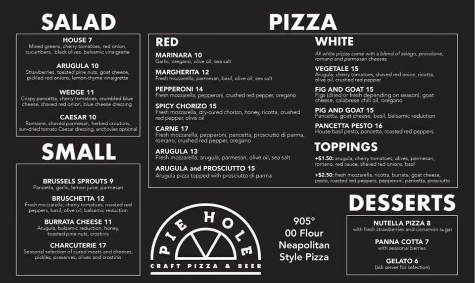 Pie Hole Pizza restaurant is now open in Ashland | Restaurant News ...