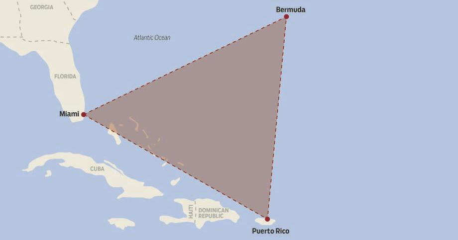 The mystery of the Bermuda Triangle