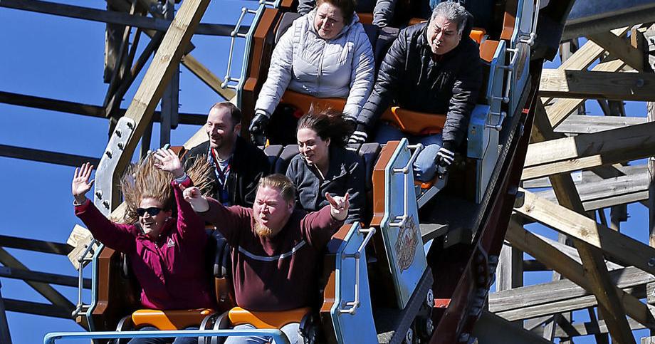 Hundreds of roller coaster enthusiasts turn out for first ride on Kings ...