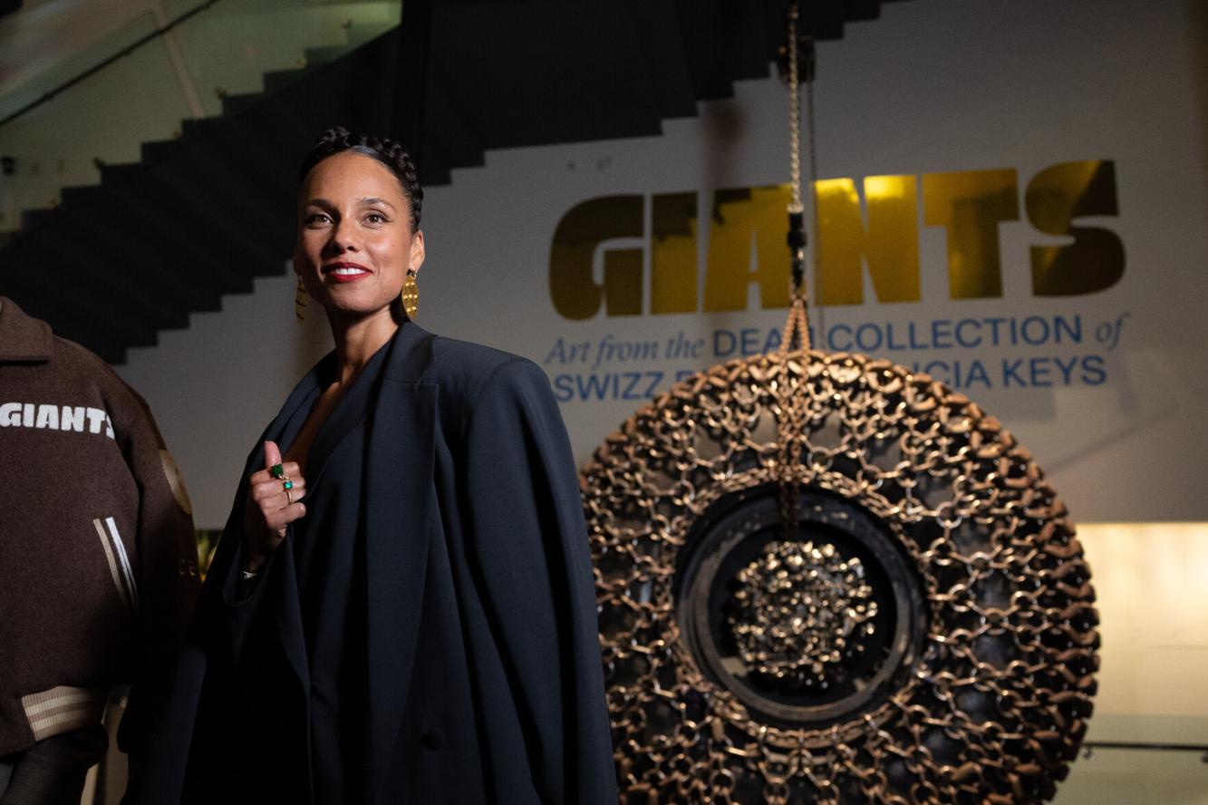 Alicia Keys, Swizz Beatz in Richmond for 'Giants' at VMFA