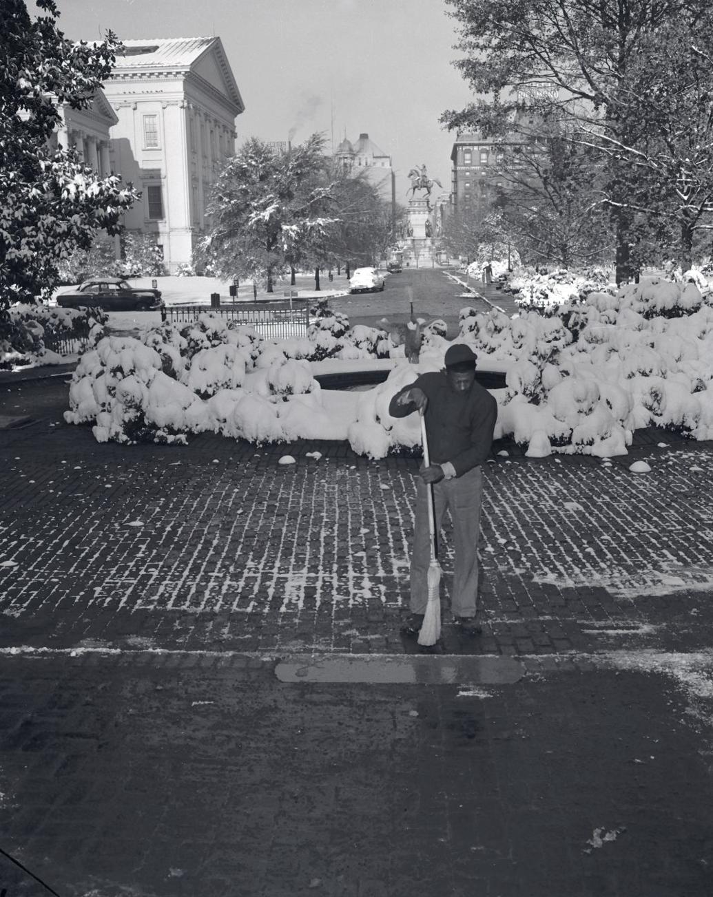 How much snow fell in Richmond, Virginia