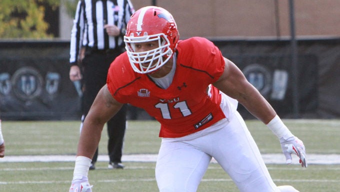 Youngstown's Derek Rivers, son of ex-Hokie, will test JMU's protection