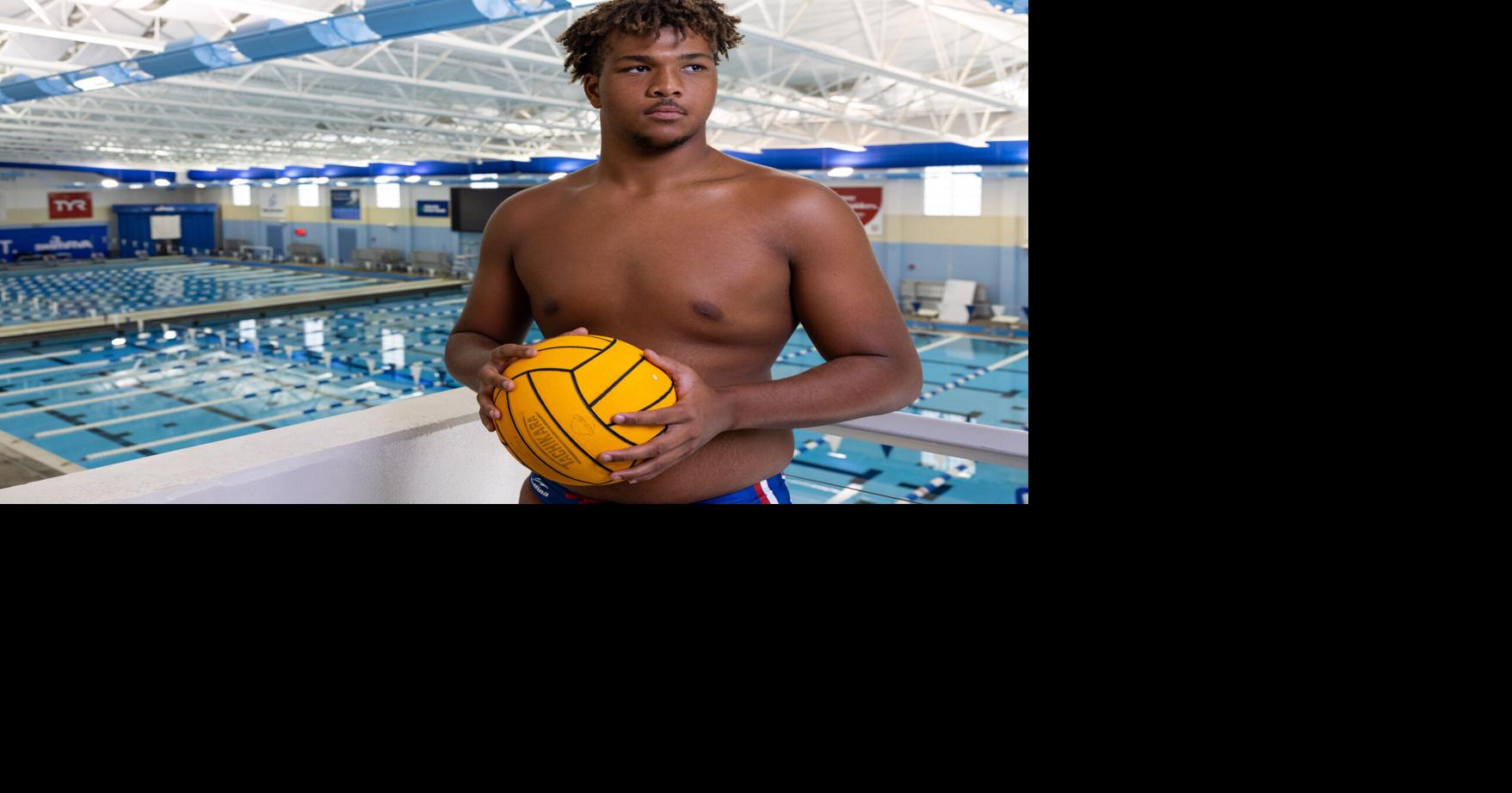 James McRae making a splash for SwimRVA's water polo club
