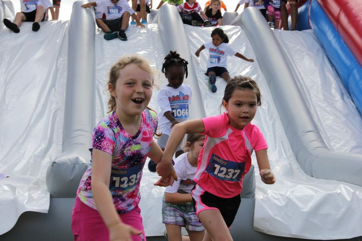 Inflatable Fun Run, obstacle course meets bounce house, at Meadow Event ...