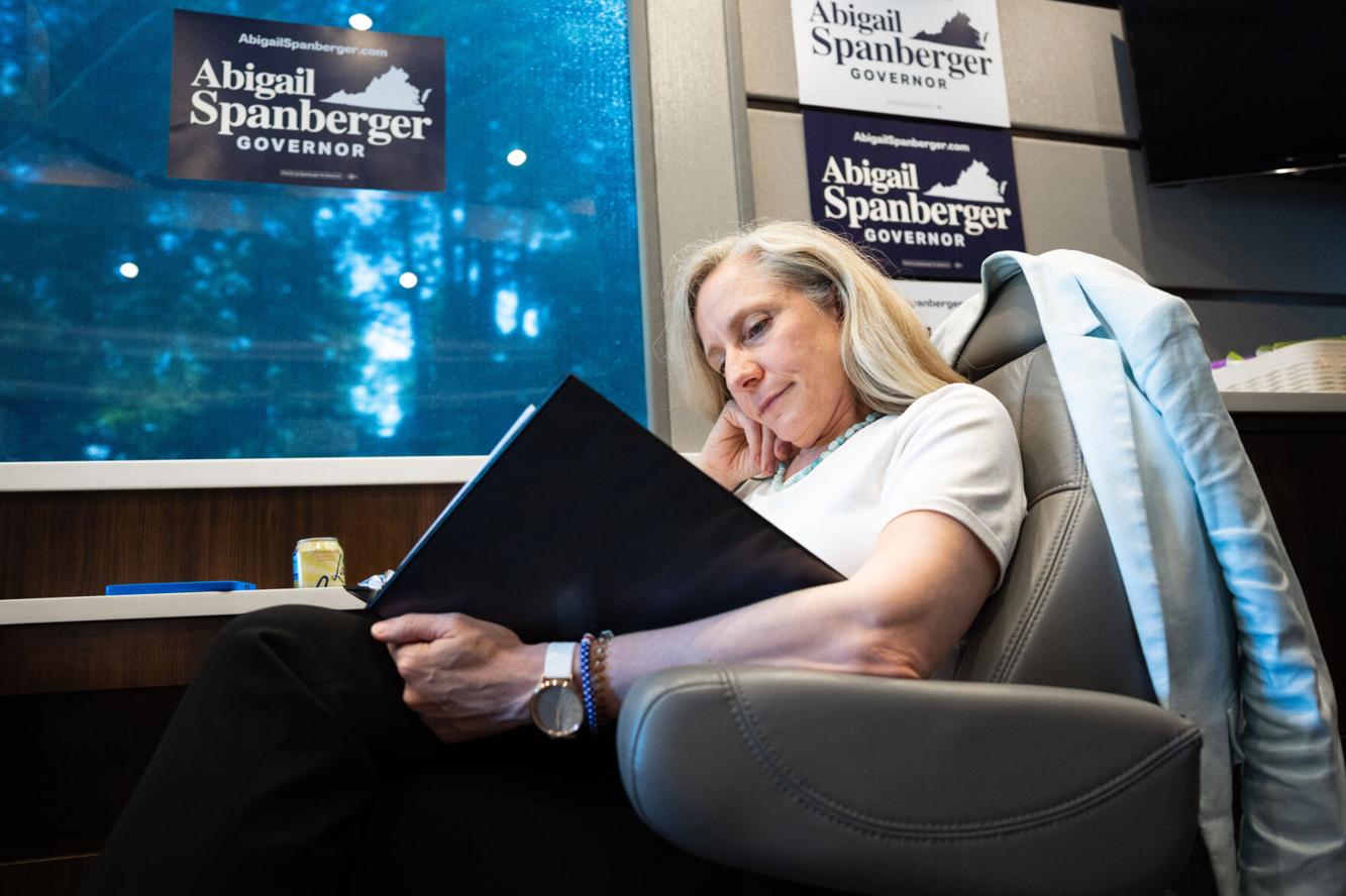Spanberger loves meeting strangers, recharges with family