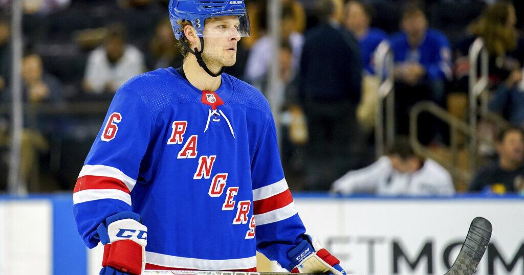 Richmonder Zach Jones to play for New York Rangers in opener Tuesday night