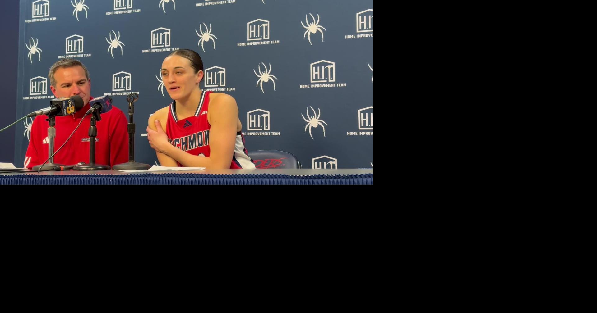 UR's Rachel Ullstrom (20 points) appreciated crowd of 5,224 for VCU visit