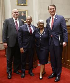PHOTOS: S. Bernard Goodwyn sworn in as Chief Justice of Va. Supreme Court