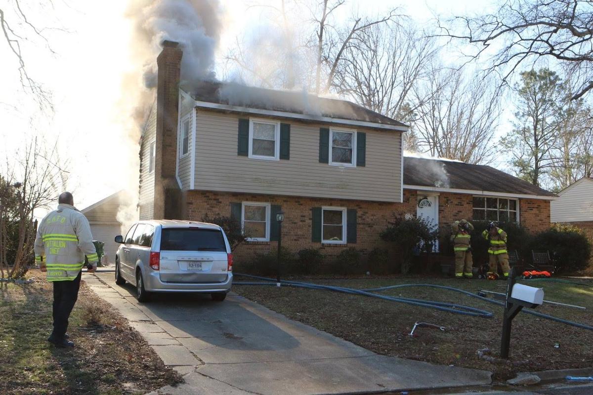 Fire damages Colonial Heights home; residents escape uninjured