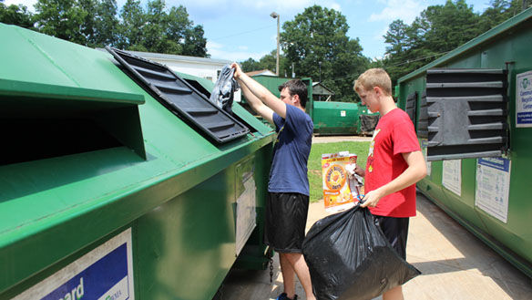 Convenience center upgrades recycling