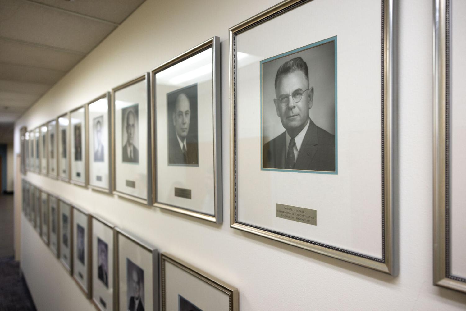 Va. superintendent portraits to leave James Monroe Building