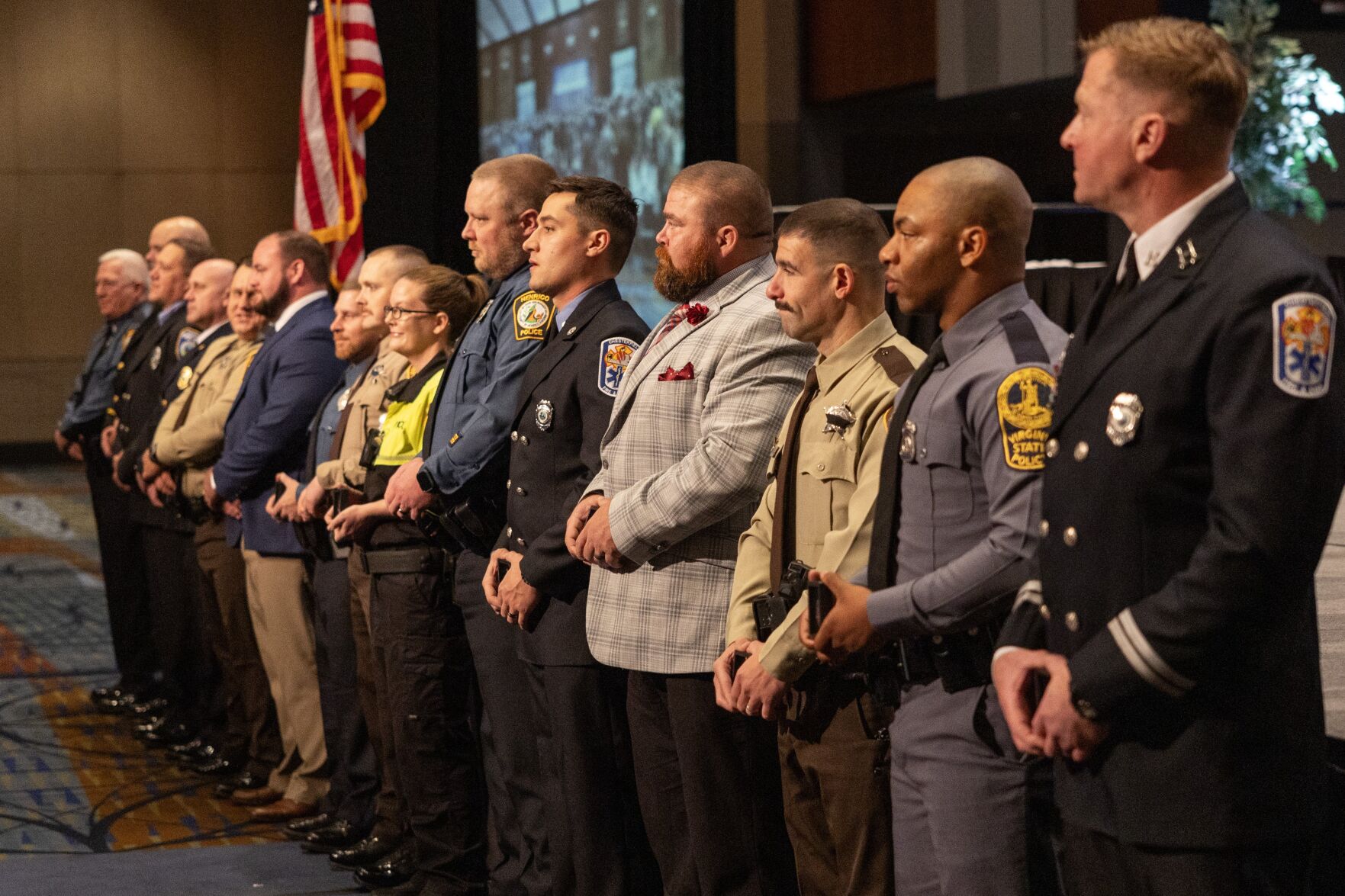 Valor RVA honors 16 Richmond-area first responders