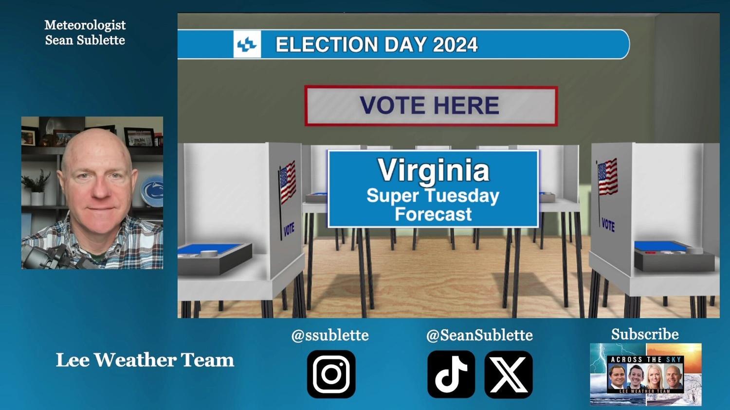 Super Tuesday VA weather: After rain, how warm will it get?