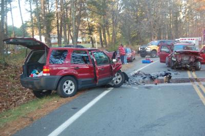 Two seriously injured in Louisa crash