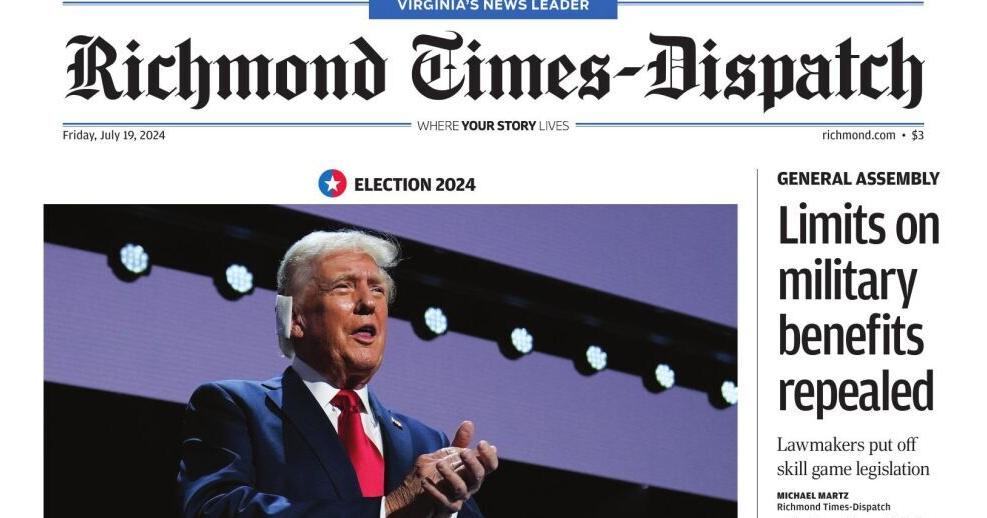 Front pages: Republican National Convention