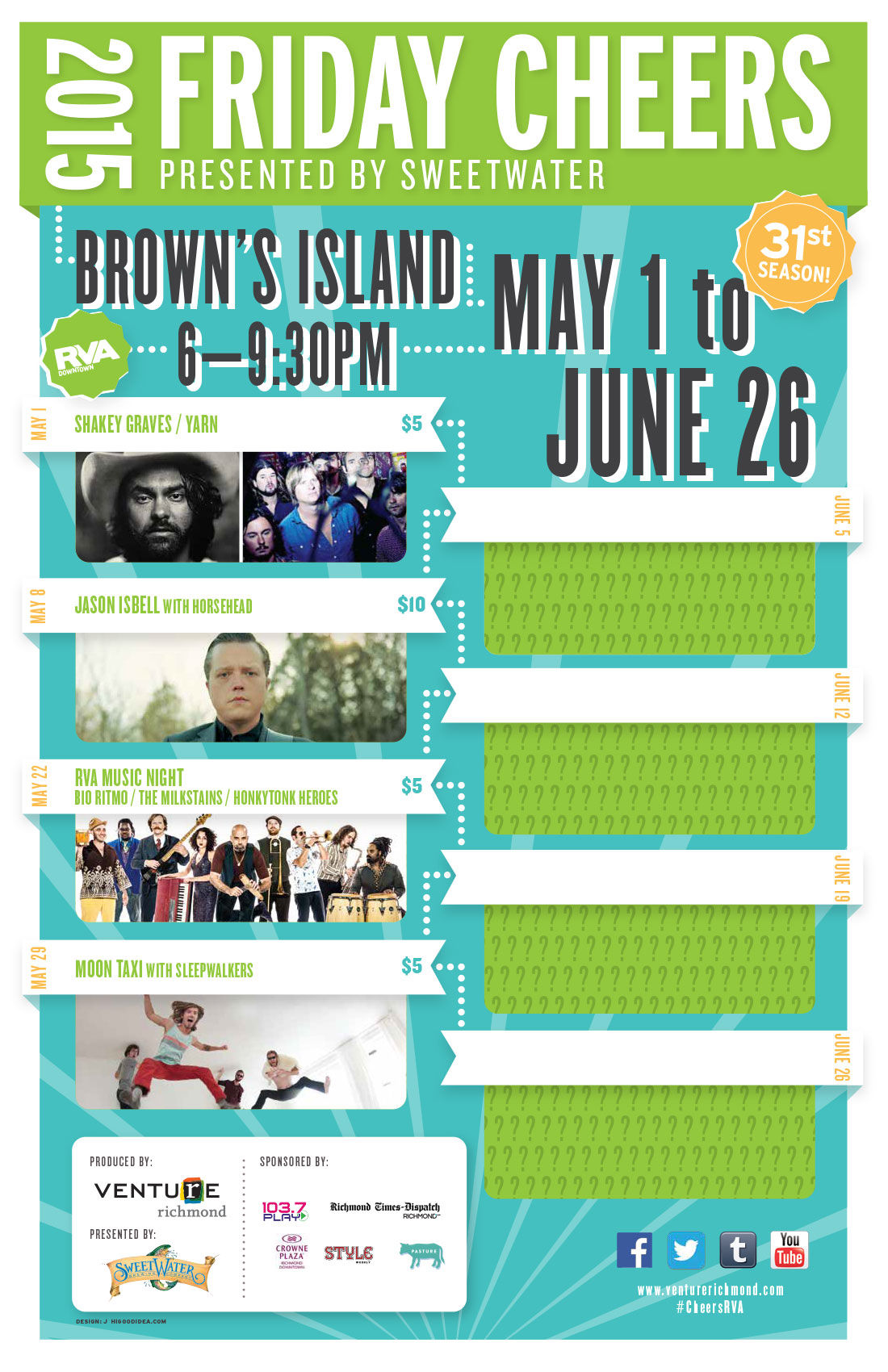 Friday Cheers 2015 – Announcement Part 2 | Music | richmond.com