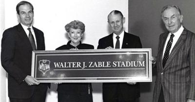 Walter J. Zable, W&M graduate and namesake for school's football ...