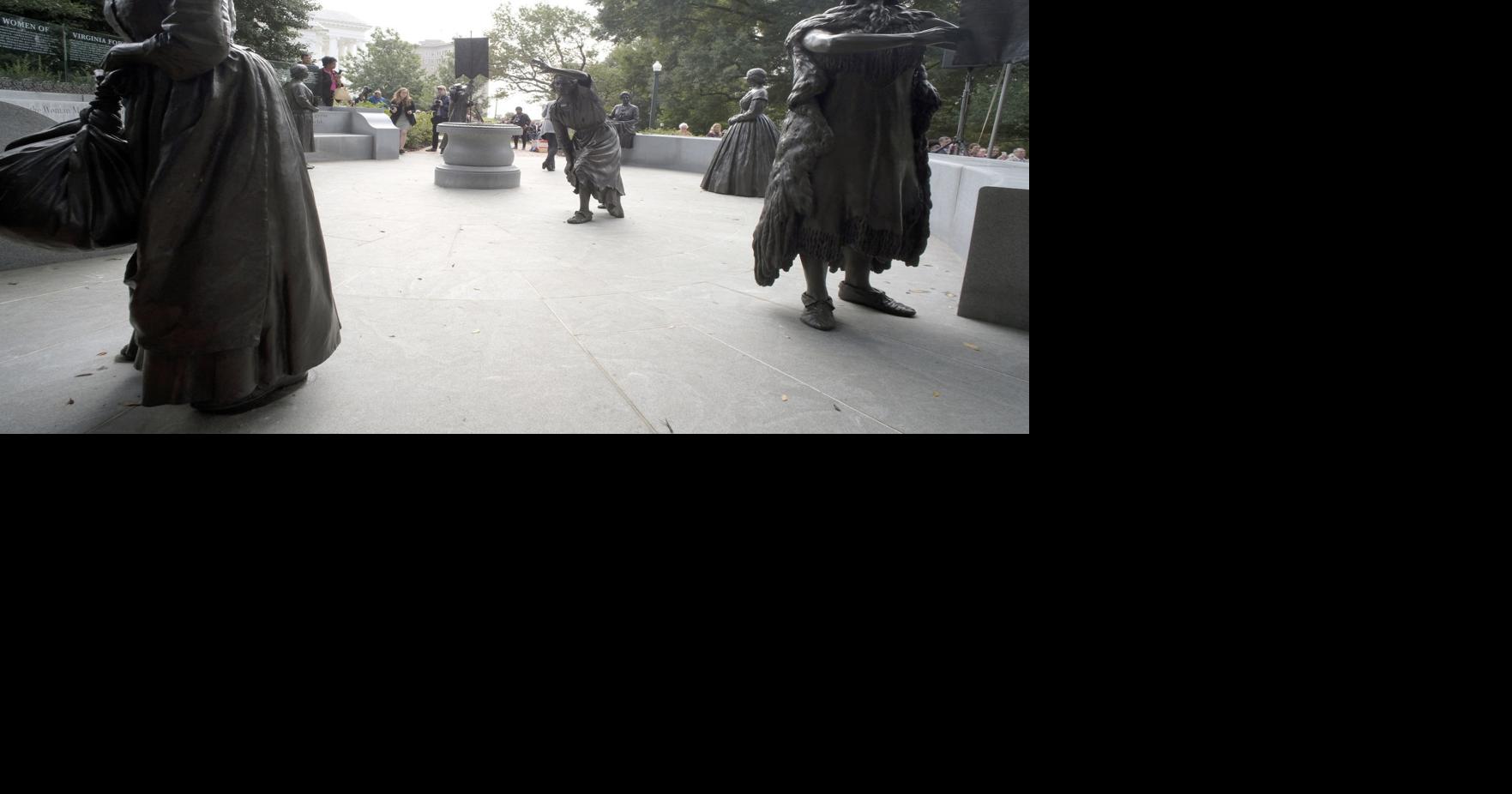 'A monumental day': Seven statues unveiled at Virginia Women's Monument ...