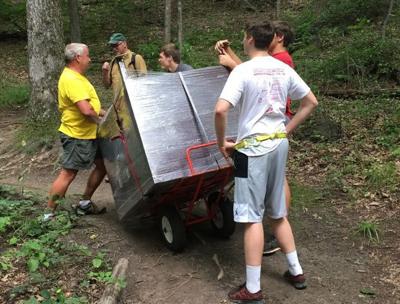 Bear-resistant lockers installed along section of Appalachian Trail