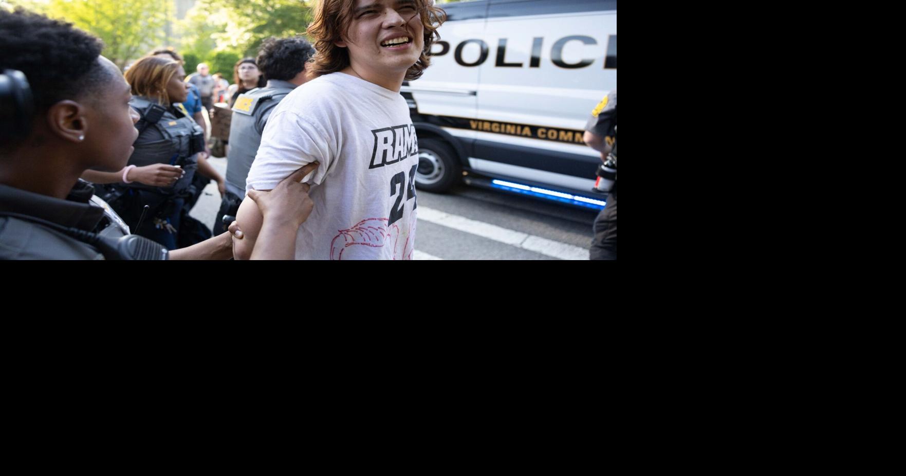 VCU student arrested at pro-Palestine protest