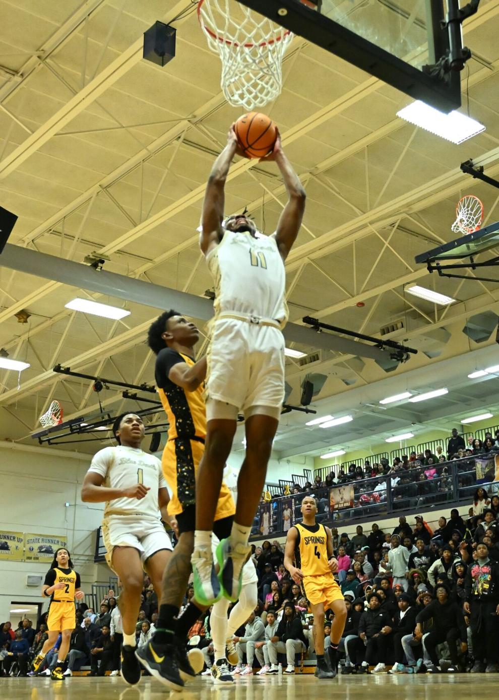 Photos: Varina boys basketball squares off with Highland Springs