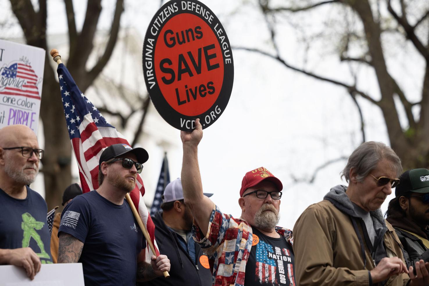Photos: Gun rights protest draws crowd to Capitol Square in Richmond