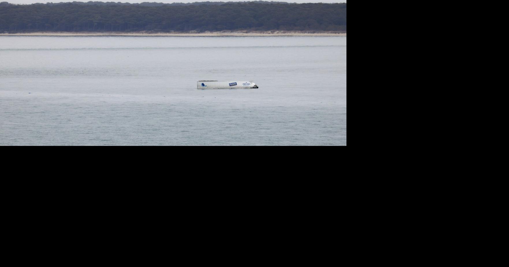 Perdue Farms tractor-trailer goes off Chesapeake Bay Bridge-Tunnel ...