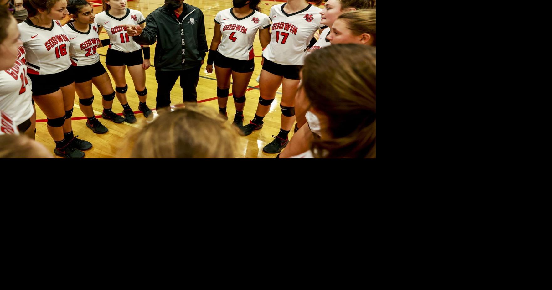 Godwin girls volleyball rolling, Wood breaks Saints record