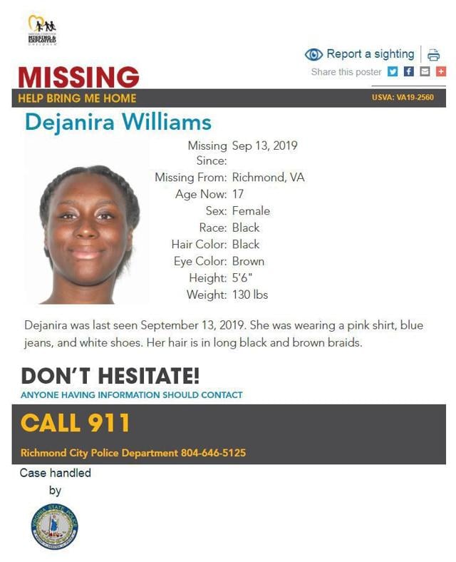 100 children who have gone missing in Virginia this year